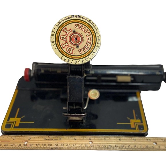 Louis Marx | Other | Vintage Louis Marx Dial Typewriter Kids Toy 93s ...